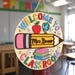 Personalized Teacher Door Hanger, Teacher Door Sign, Classroom Decor ...
