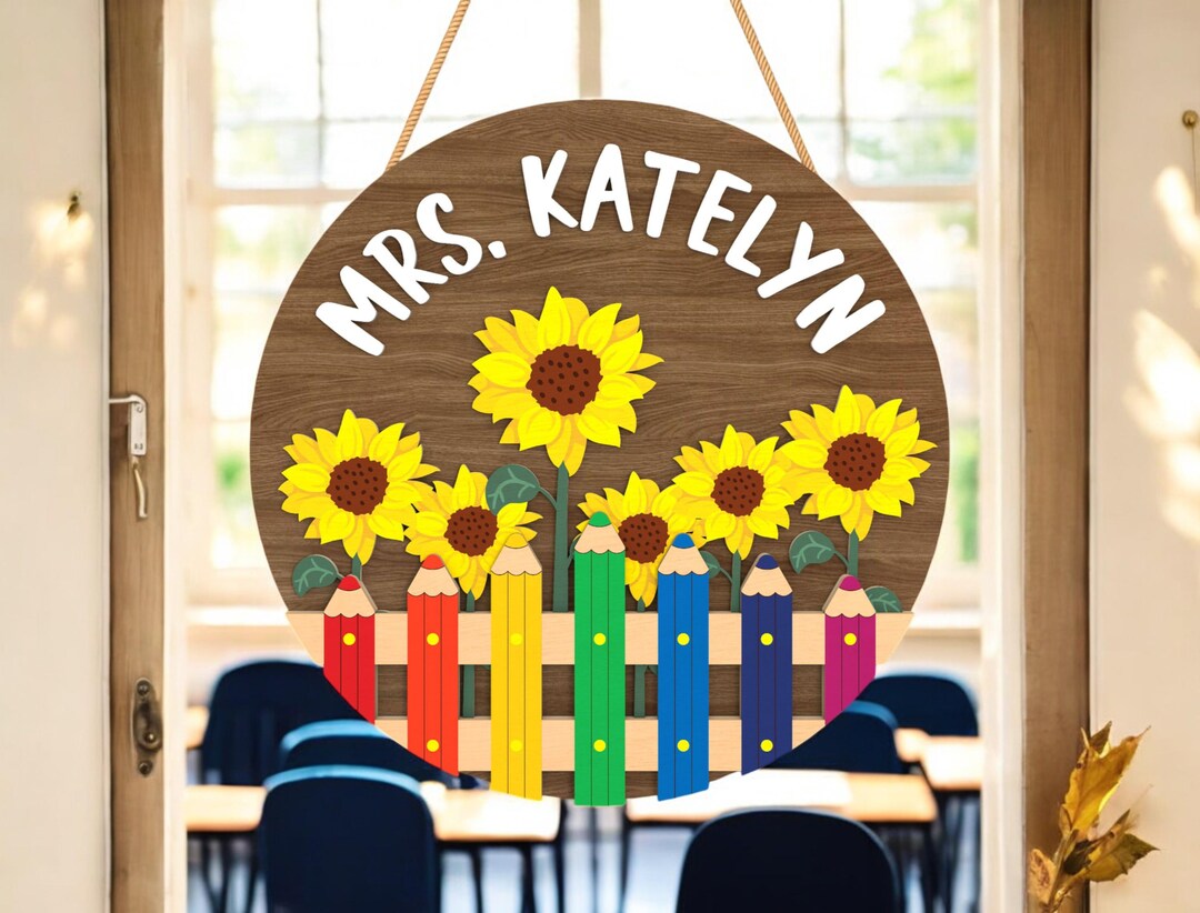 Classroom Door Hanger, Teacher Door Hanger, Teacher Gift Door Hanger ...