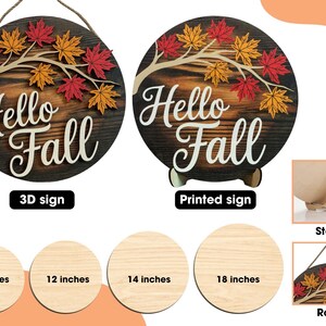 Wooden Football Door Hanger | It‘s Fall Time for Football Round Sign ...