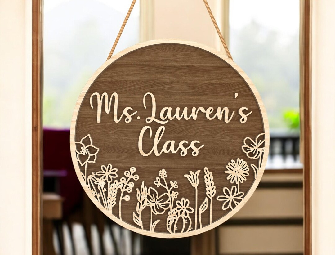 Classroom Door Hanger, Teacher Door Hanger, Teacher Gift Door Hanger ...