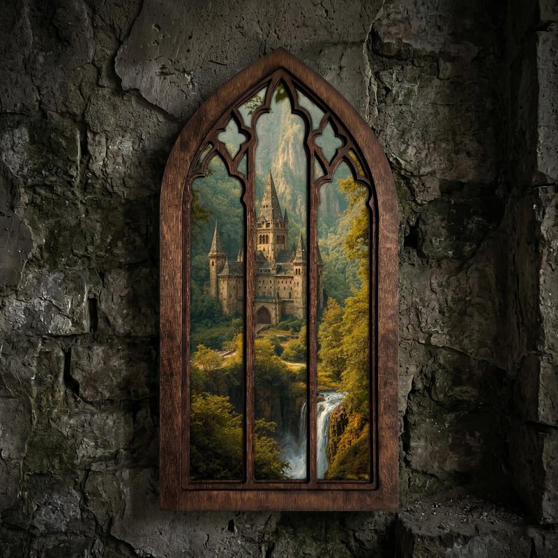 Gothic Arch Wood Frame - Etsy