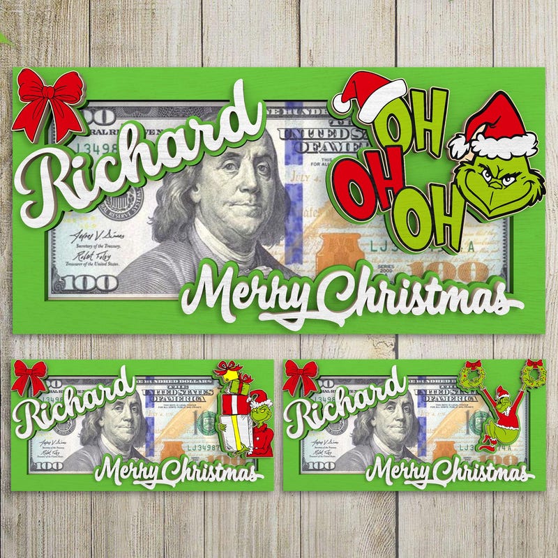 Grinch Money - Etsy