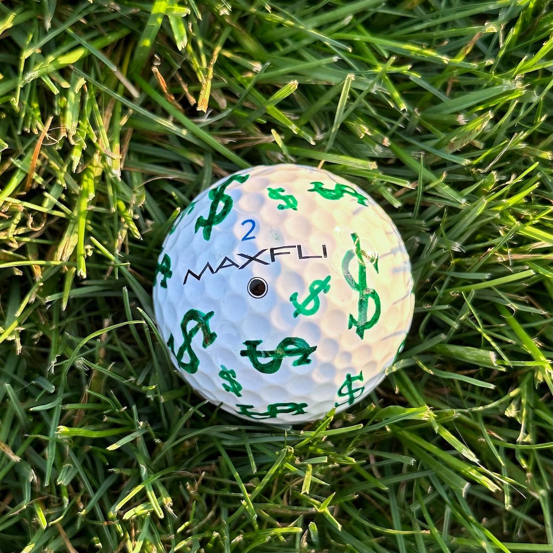 Hand Painted Money Themed Golf Balls - Etsy