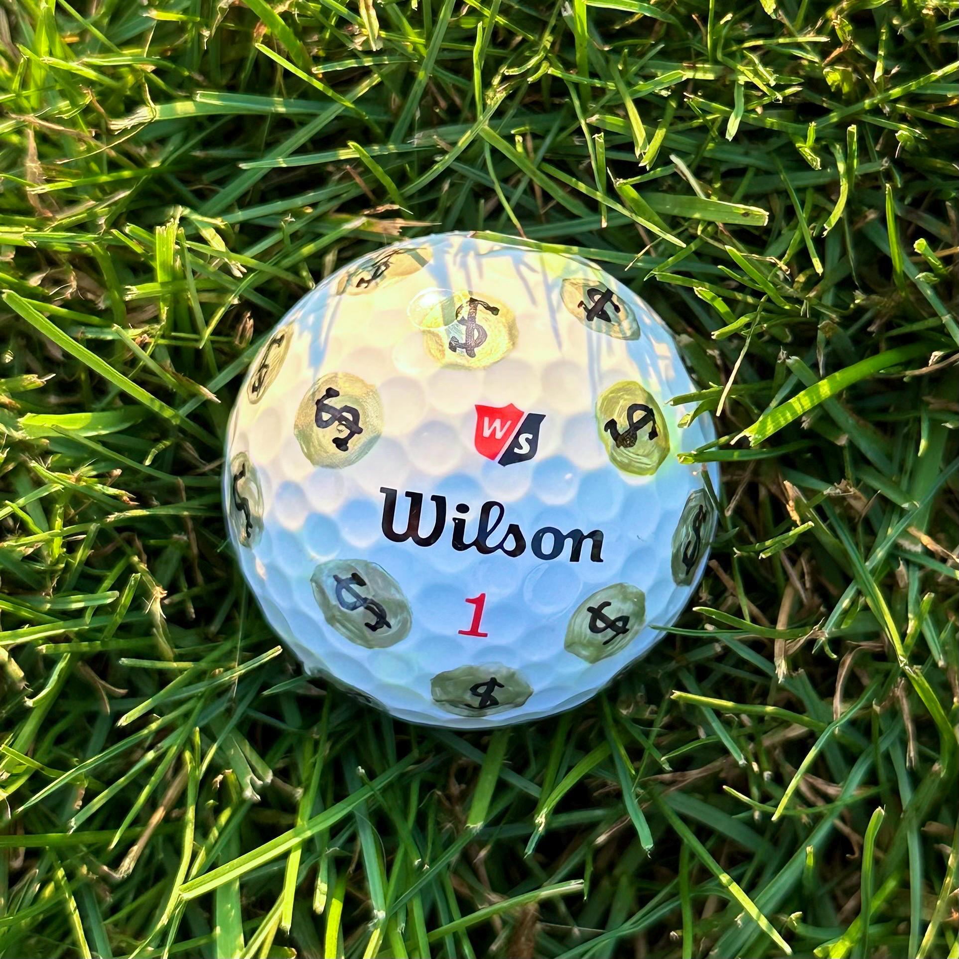 Hand Painted Money Themed Golf Balls - Etsy