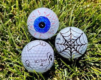 Hand Painted Confetti Themed Golf Balls - Etsy