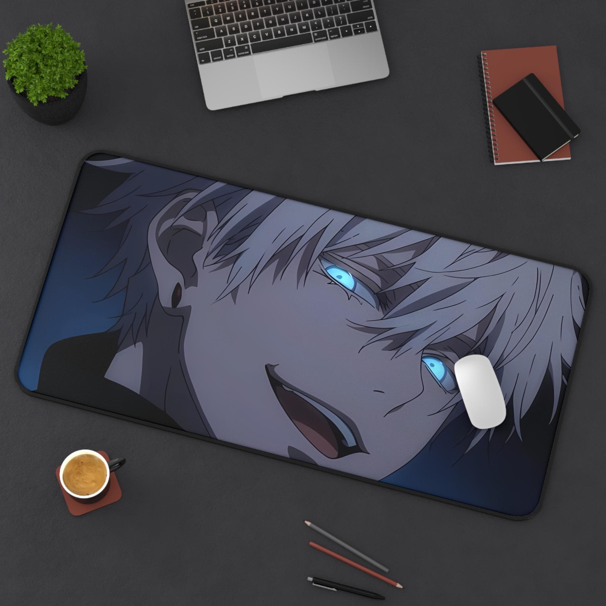 Anime Manga Jujutsu Kaisen Gojo Desk Mat || Gaming Desk Mat ||office ...