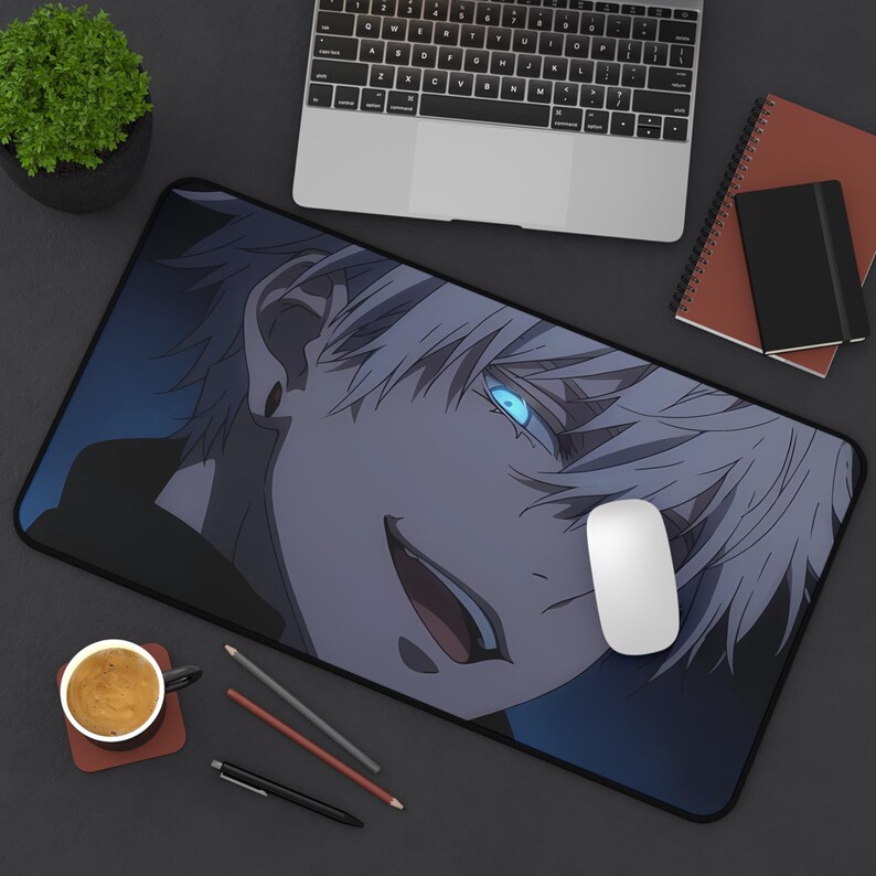 Anime Manga Jujutsu Kaisen Gojo Desk Mat Gaming Desk Mat office Desk ...