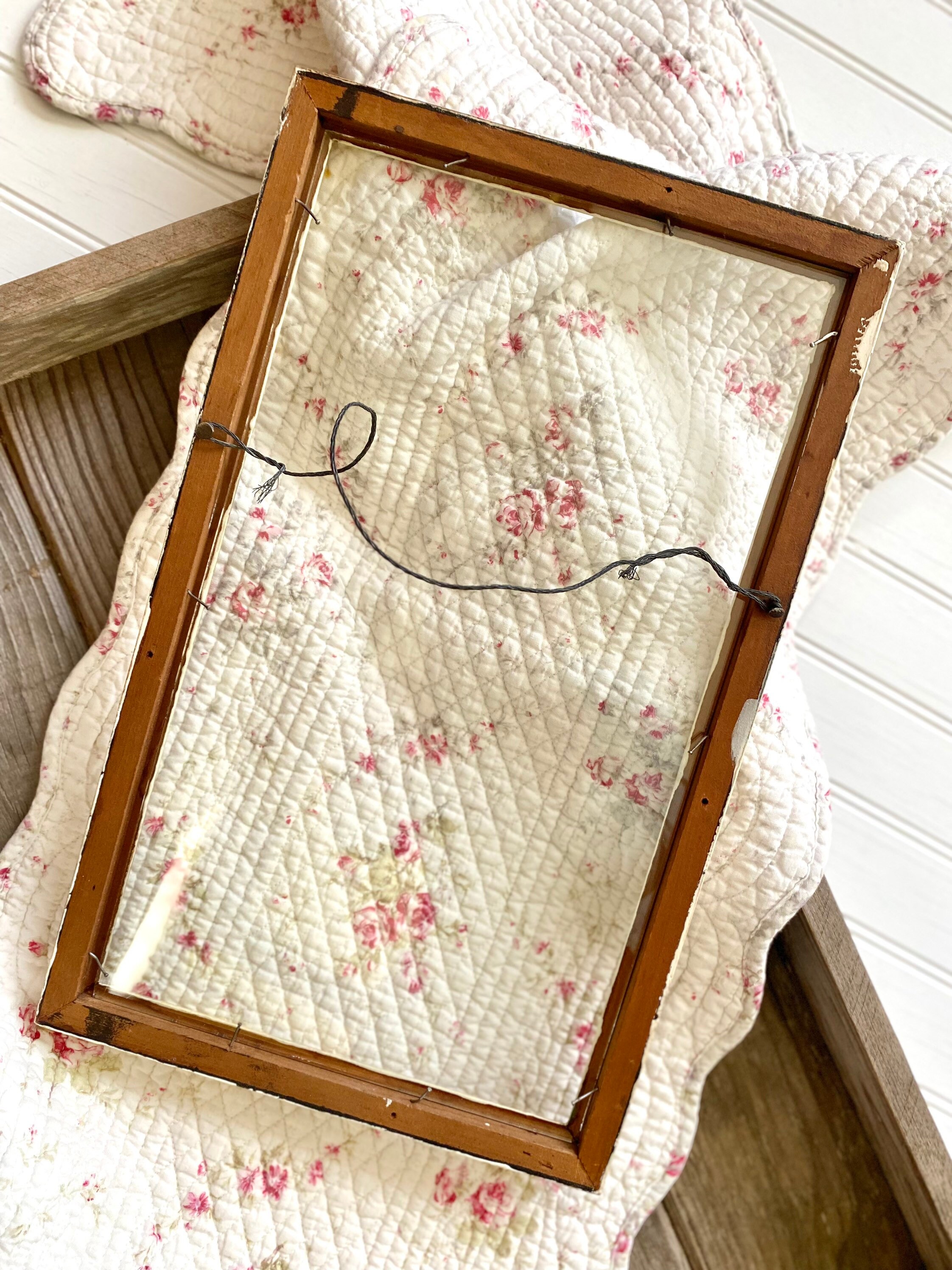 Cottage Wall Art, Cottage Picture Frame, Shabby Picture Frame, Cottage ...