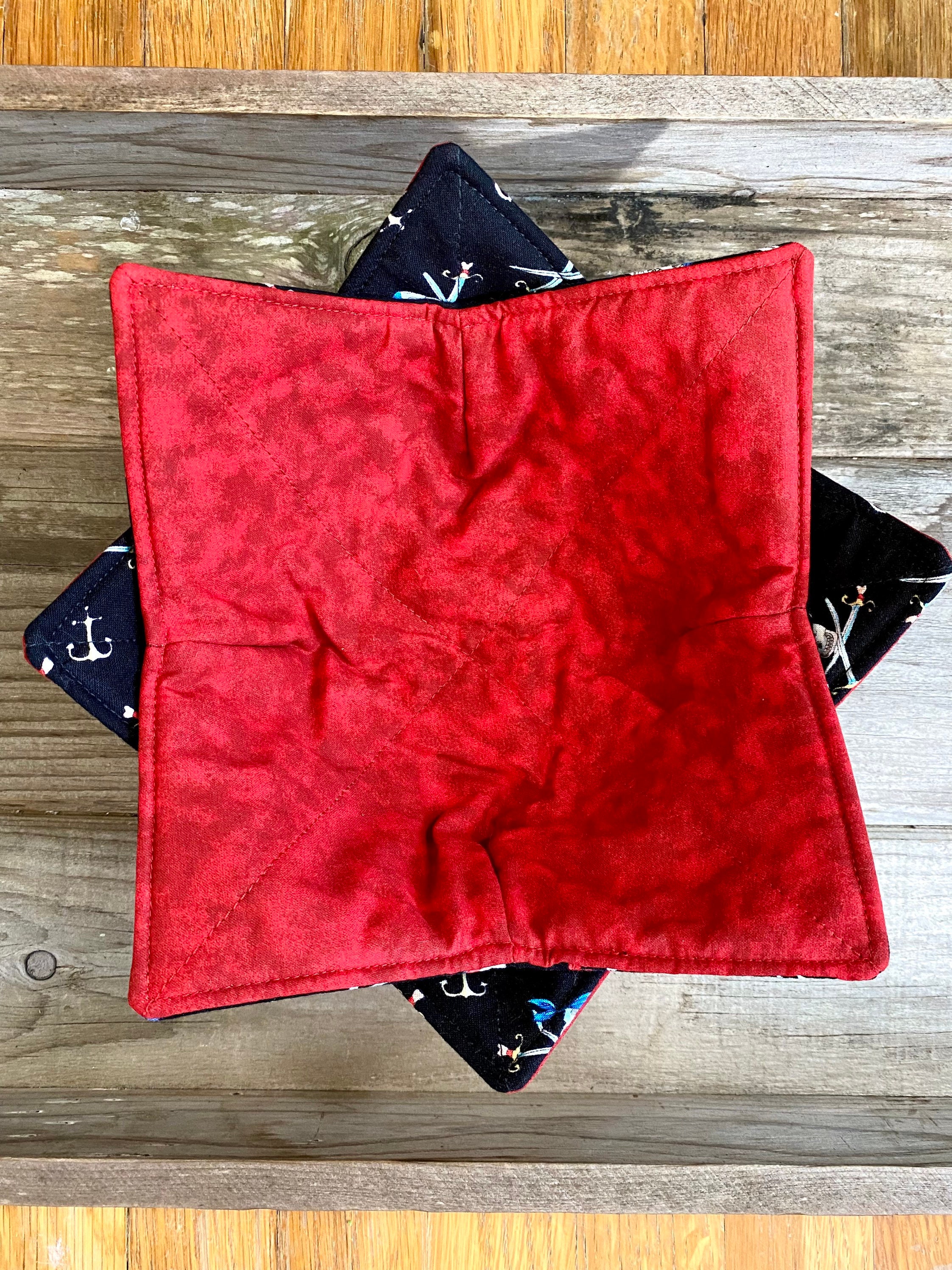 Pirate Bowl Cozy, Pirate Kitchen, Bowl Cozy, Bowl Cozies for Microwave ...