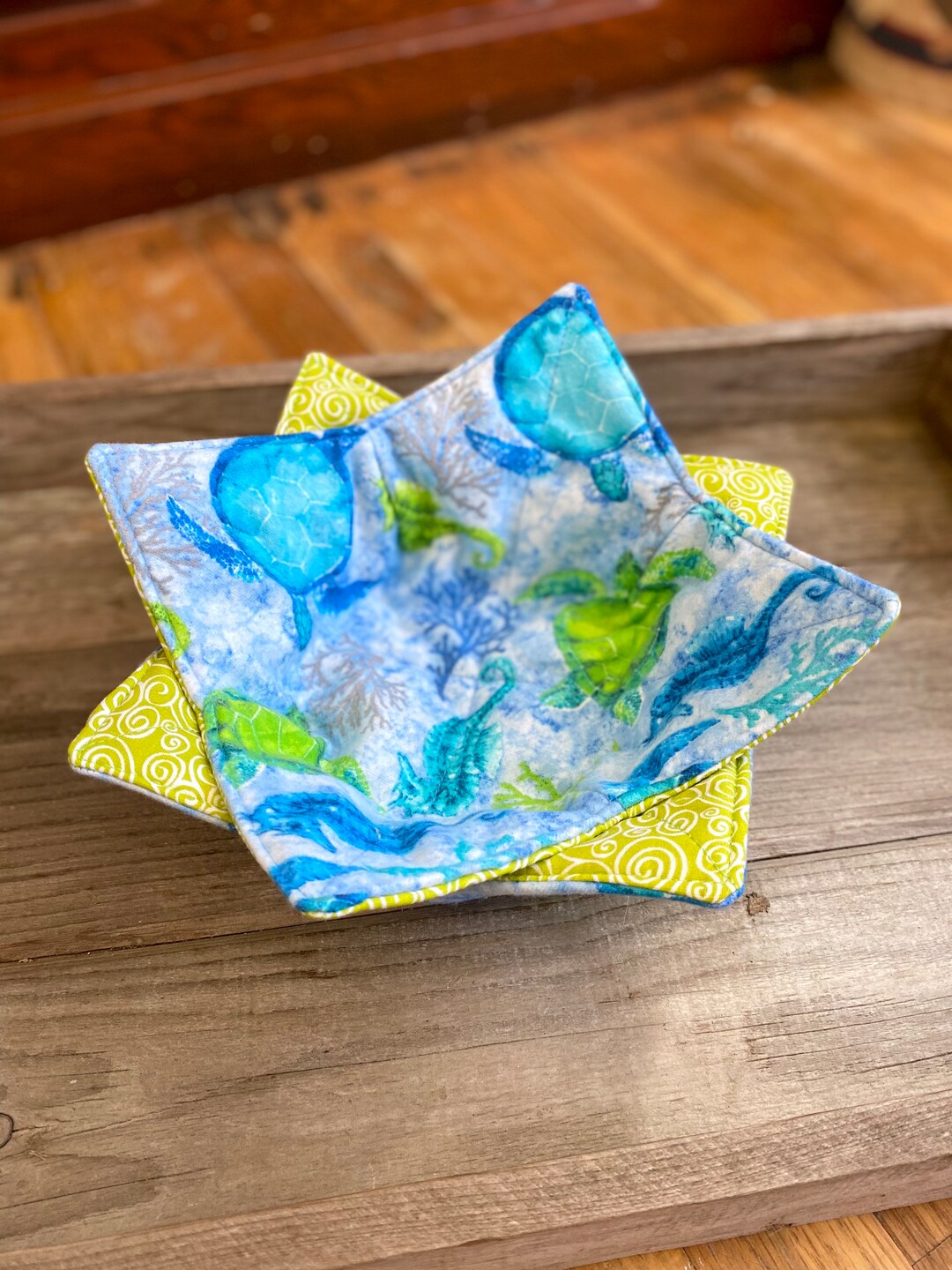 Turtle Soup Cozy, Turtle Kitchen Decor, Cozy for Microwave, Soup Bowl ...