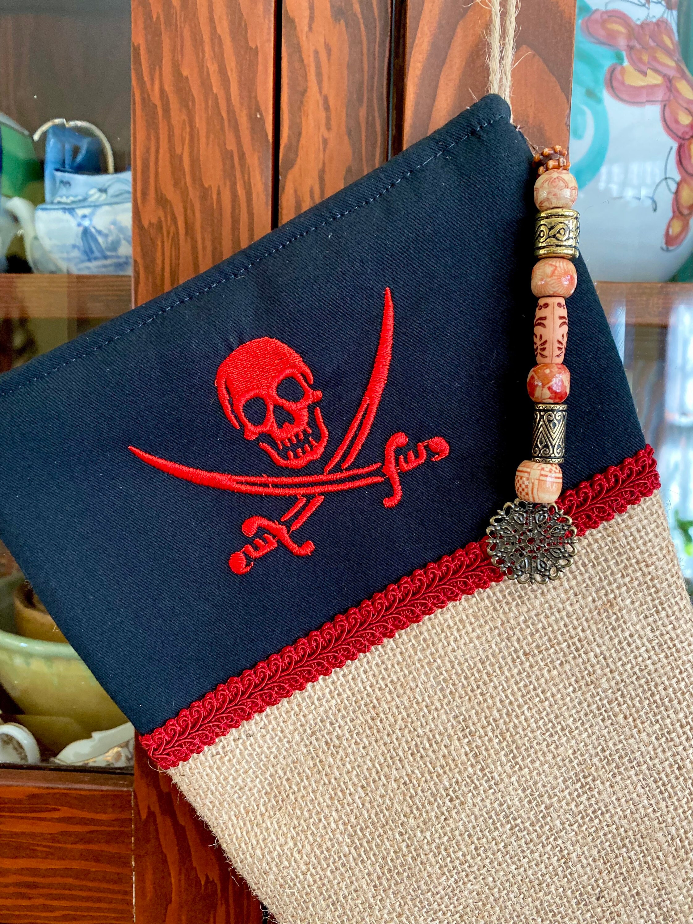 Christmas Pirate, Pirate Gifts, Pirate Christmas Stocking, Pirate Decor ...