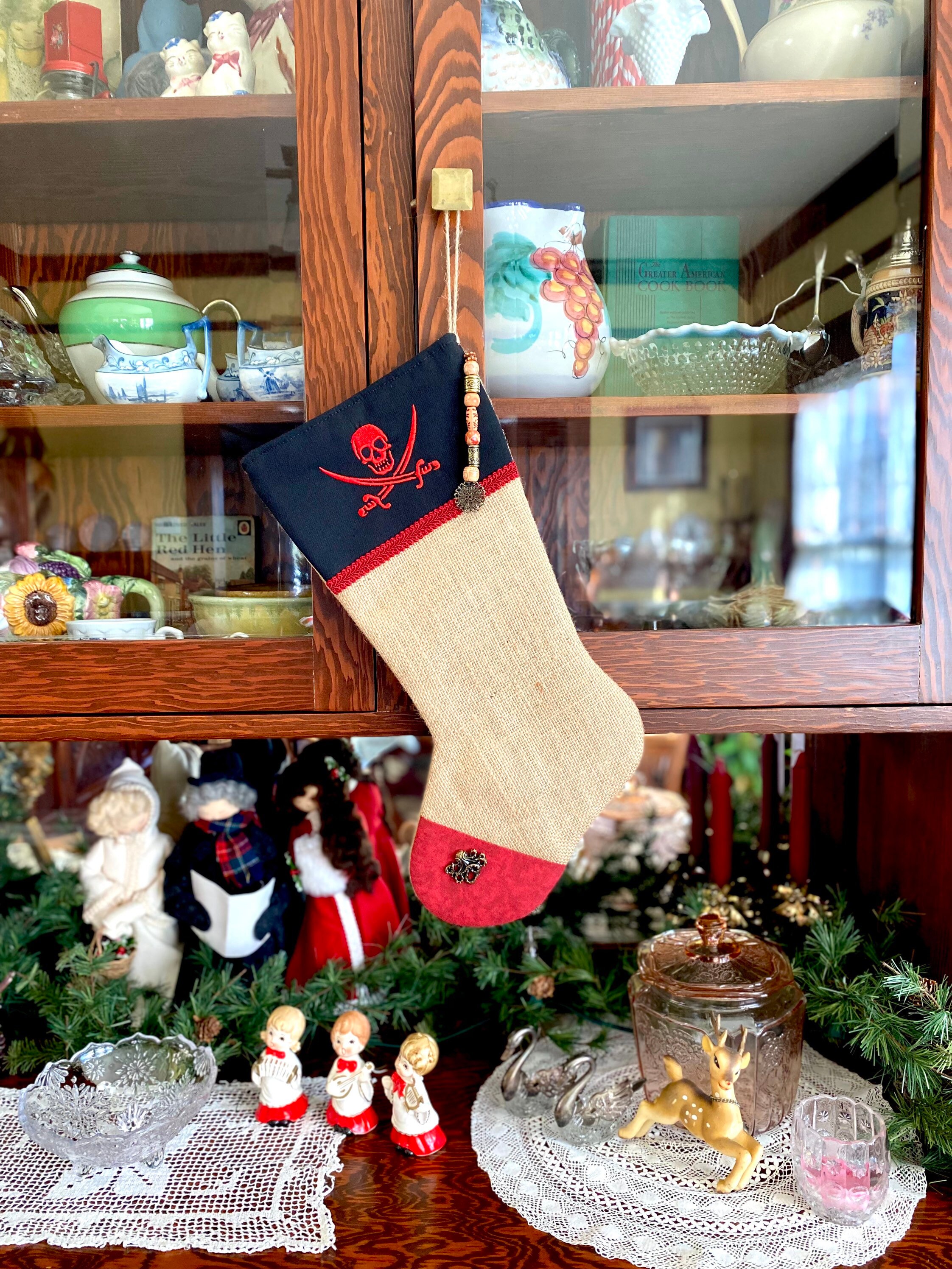 Christmas Pirate, Pirate Gifts, Pirate Christmas Stocking, Pirate Decor ...