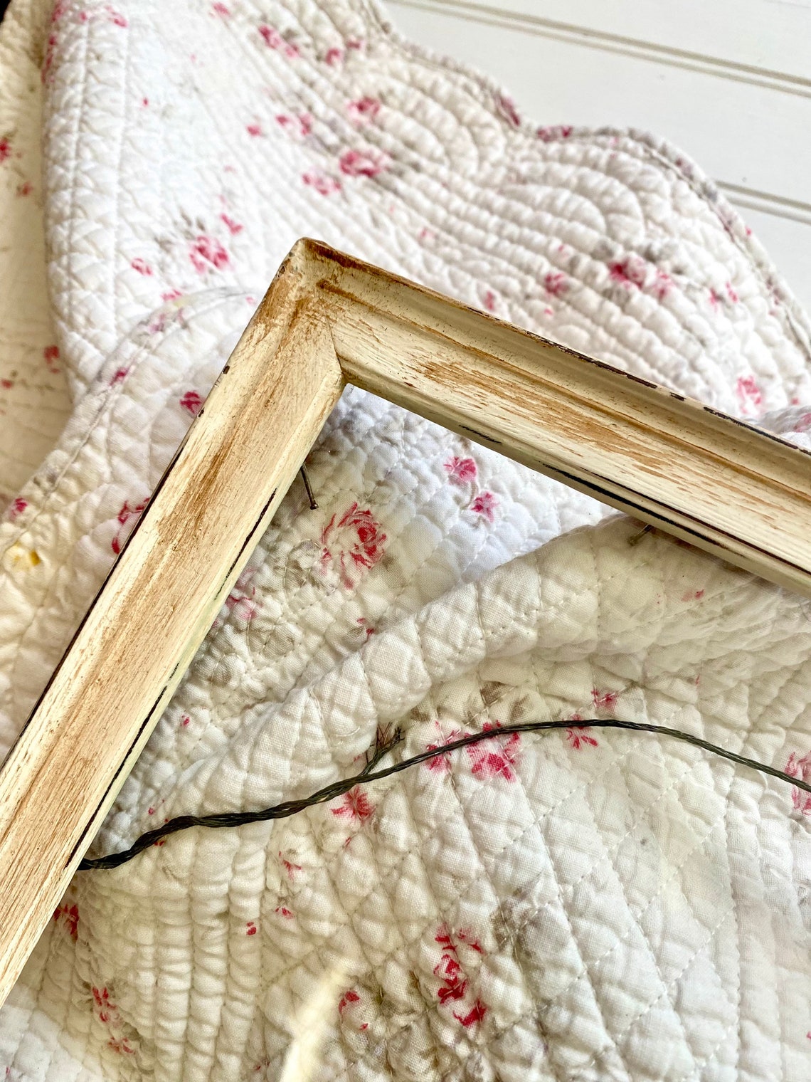 Cottage Wall Art, Cottage Picture Frame, Shabby Picture Frame, Cottage ...