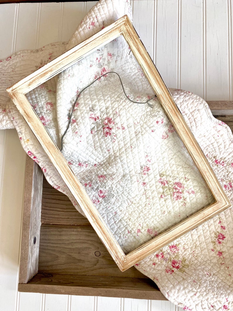 Cottage Wall Art, Cottage Picture Frame, Shabby Picture Frame, Cottage ...