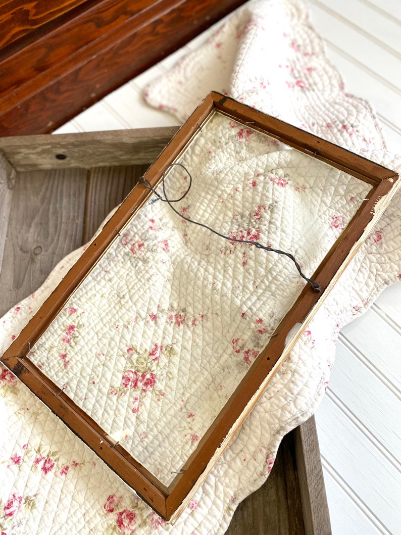 Cottage Wall Art, Cottage Picture Frame, Shabby Picture Frame, Cottage ...