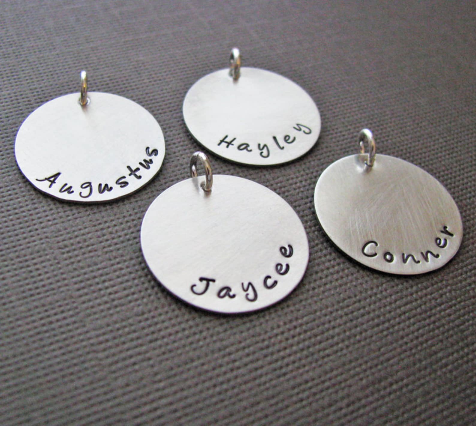 Custom Large Name Charm - Etsy