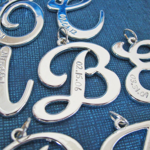 Initial Charm - Etsy