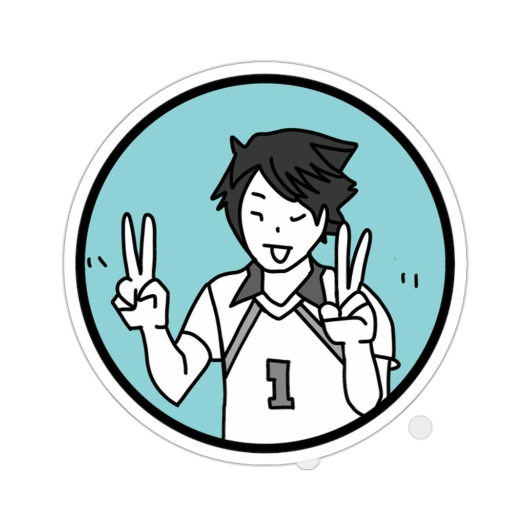 Anime-haikyuu-toru Oikawa-kiss-cut Sticker, Perfect for Laptop, Water ...