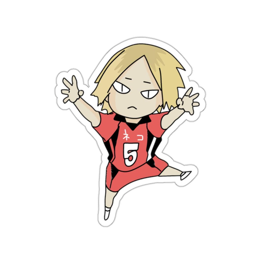 Anime-haikyuu-kenma Kozume-kiss-cut Sticker, Perfect for Laptop, Water ...