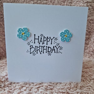 Handmade Button Birthday Cards - Etsy