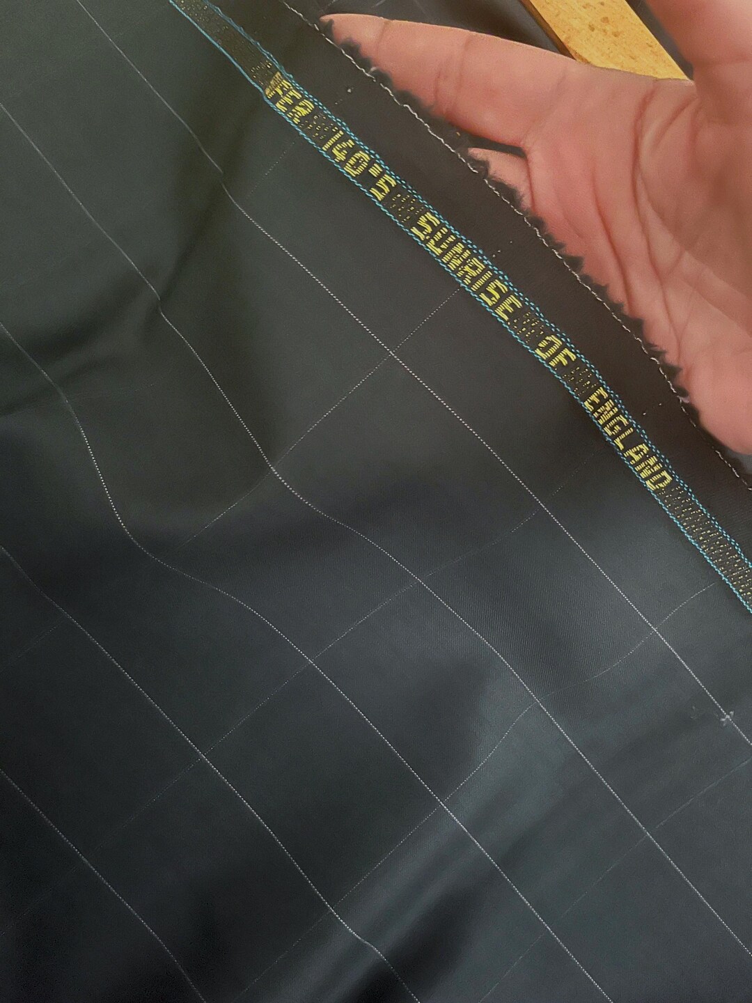 3m Vintage Super 140s Wool Dark Gray Anthracite Suiting Fabric Sunrise ...