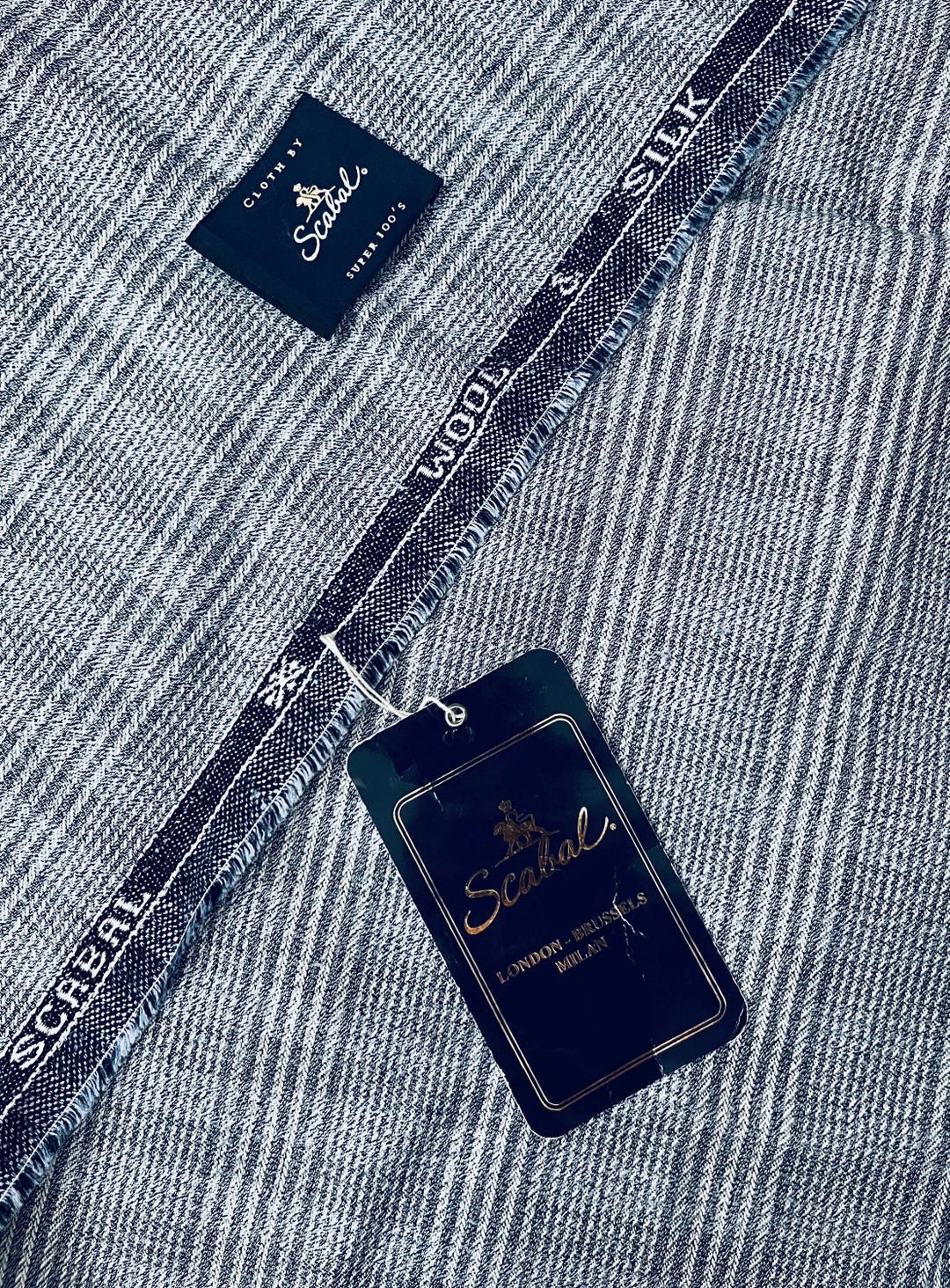 3m Scabal Wool and Silk Fabric, Made in England. - Etsy