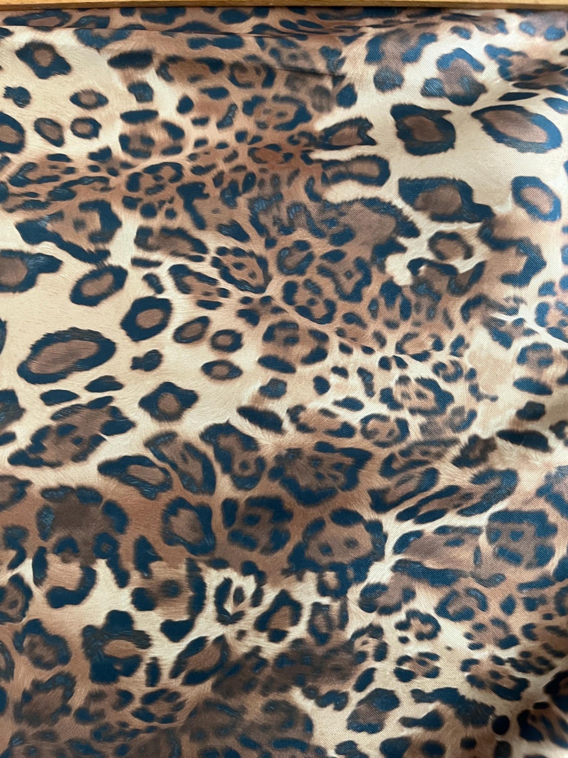Leopard Print Satin Fabric - Luxury Material for Fashion and Home Décor ...