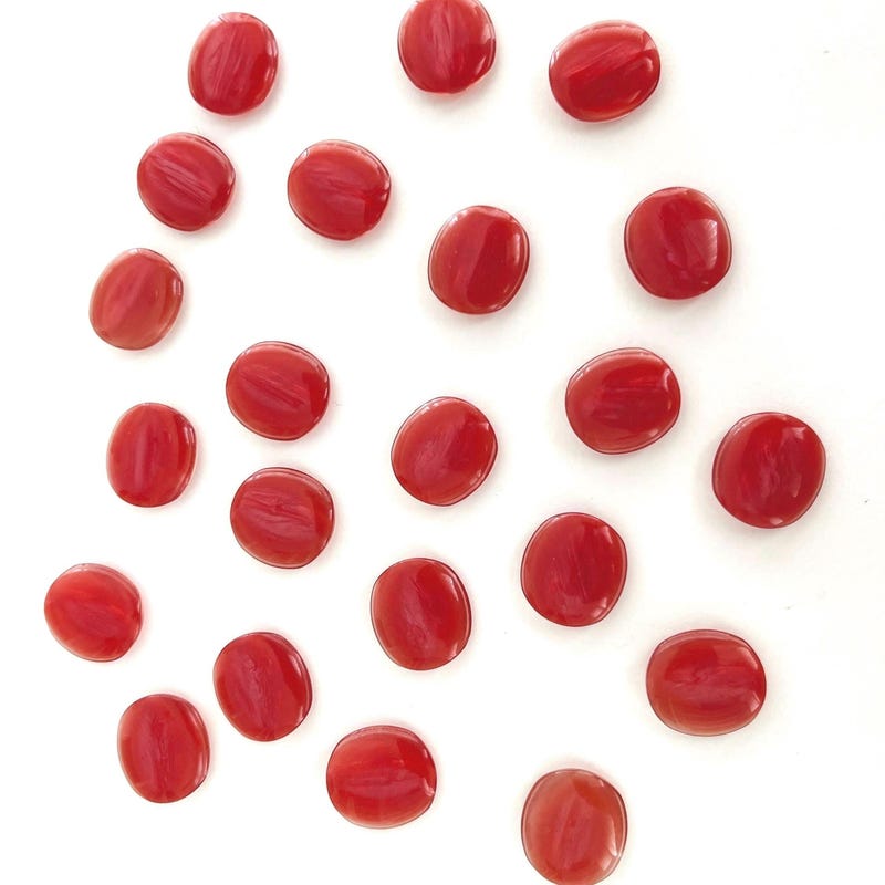 Antique Coral Buttons - Etsy