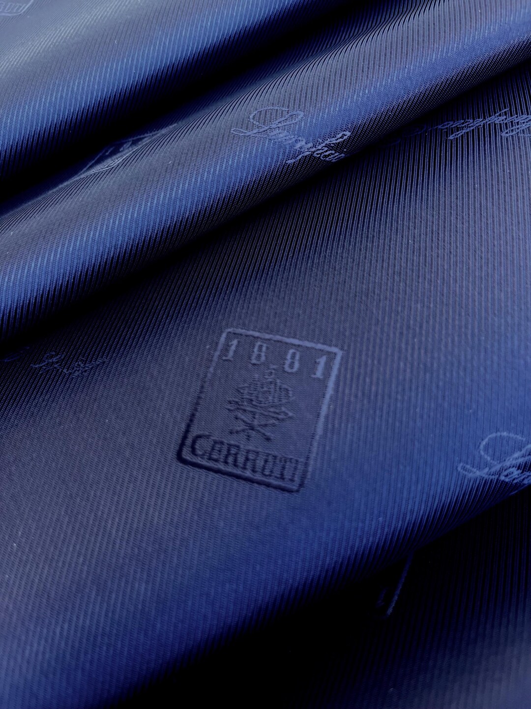 Cerruti 1881 Dark Navy Blue Luxury Lining Fabric. - Etsy