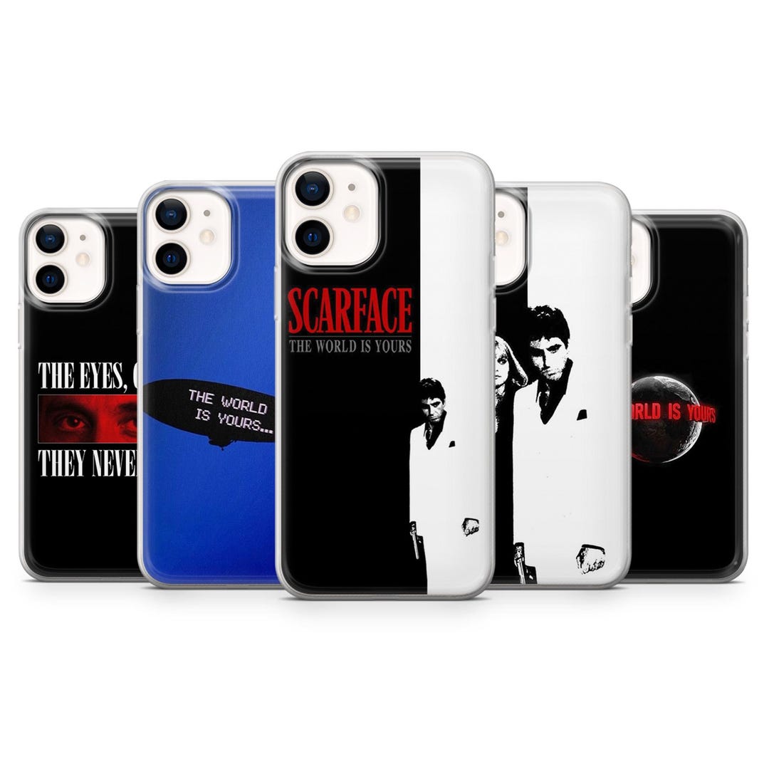 Scarface Phone Case Tony Montana Cover for iPhone 16, 15, 14, 13, 12 ...