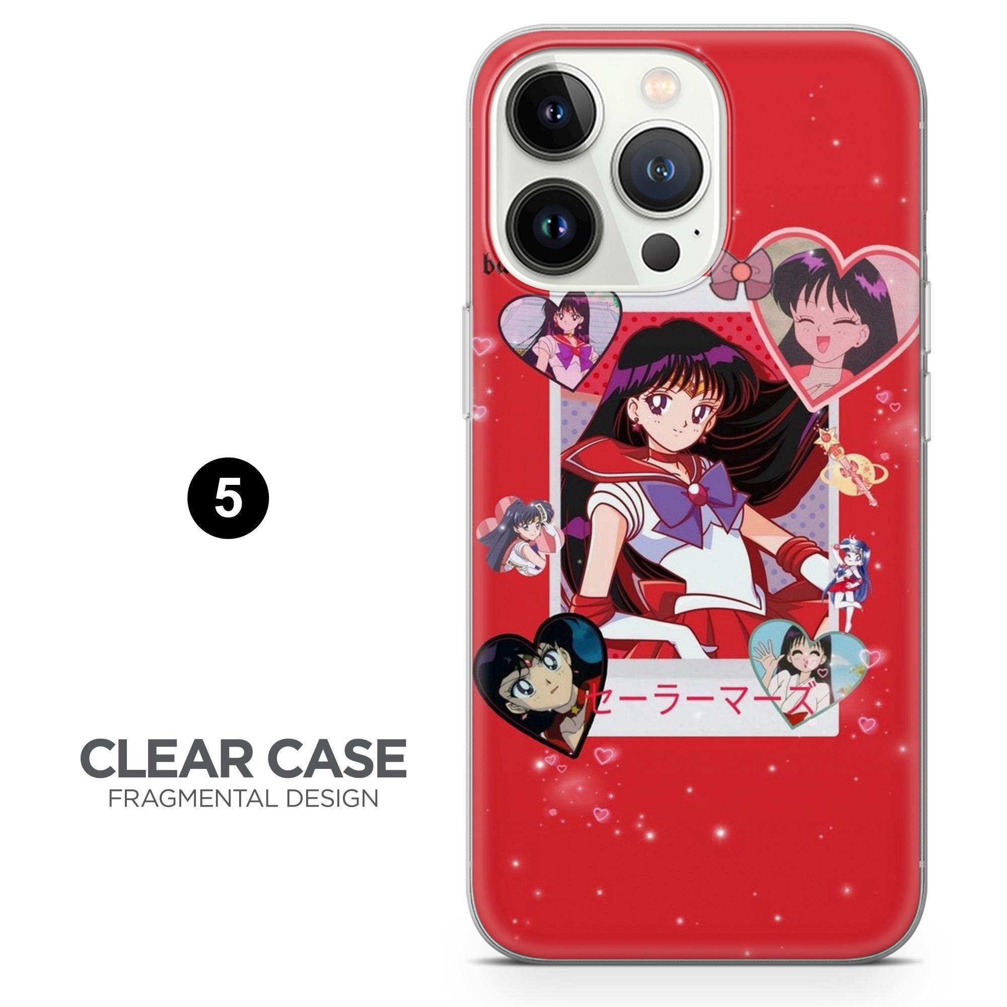 Sailor Mars Magical Girl Cosplay for iPhone 16, 15, 14, 13, 12, 11 ...