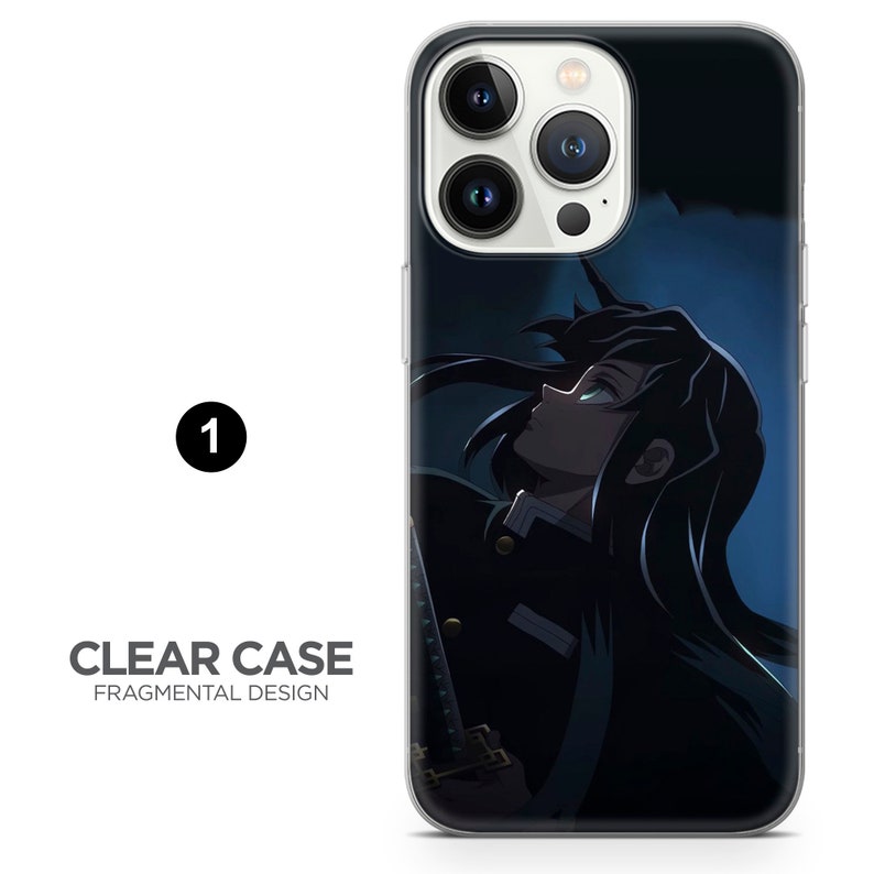 Demon Slayer Phone Muichiro Tokito Art Cover for iPhone 15,14,13,12 ...