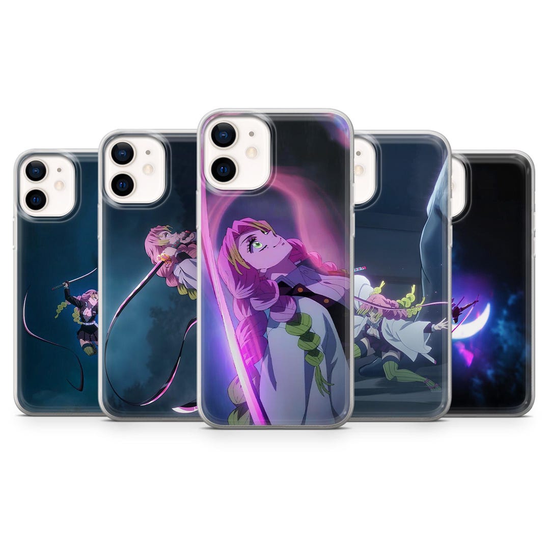 Demon Slayer Phone Case Mitsuri Cosplay for iPhone 15, 14, 13, 12, 11 ...