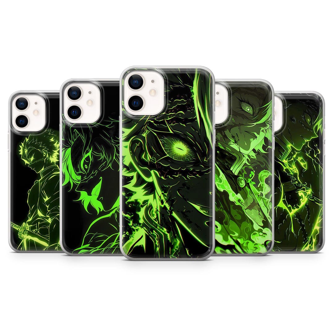 Demon Slayer Phone Case Sanemi Manga Cosplay for iPhone 15, 14, 13, 12 ...