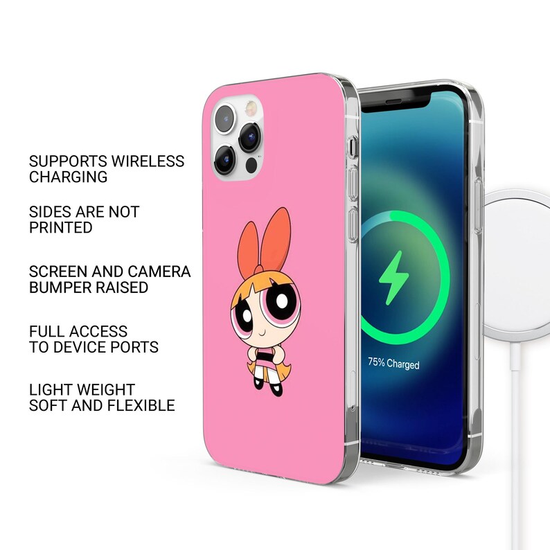 Powerpuff Girls Phone Case Buttercup Blossom Bubbles Cover for iPhone ...