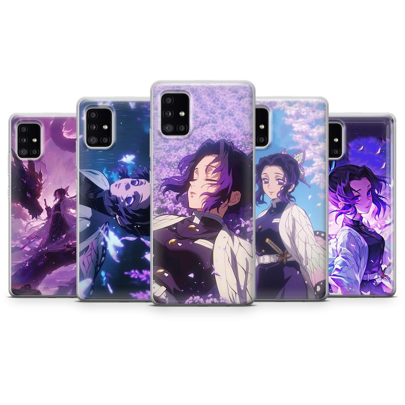 Demon Slayer Phone Case Shinobu Cosplay for iPhone 15, 14, 13, 12, 11 ...