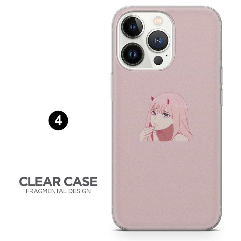Zero Two Phone Darling in the Franxx Manga Cosplay for iPhone 15, 14 ...