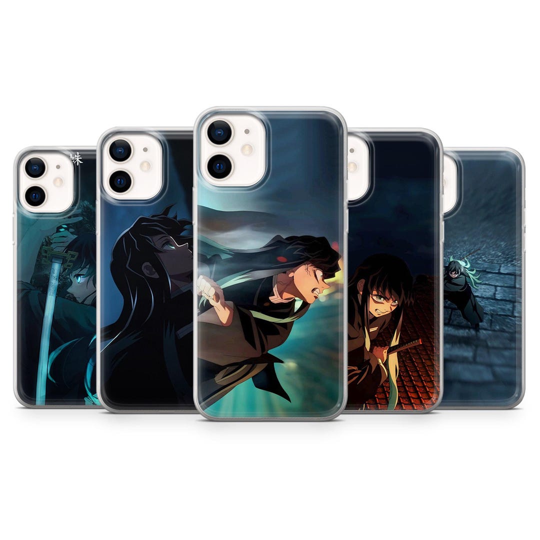 Demon Slayer Phone Muichiro Tokito Cosplay Cover for iPhone 15,14,13,12 ...