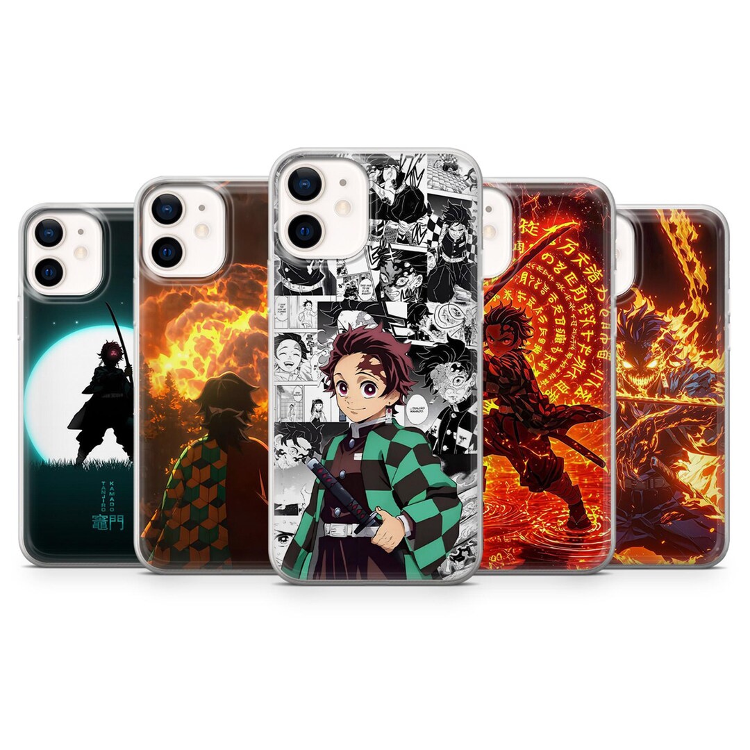 Demon Slayer Phone Tanjiro Hashira Cover for iPhone 15, 14, 13, 12, 11 ...