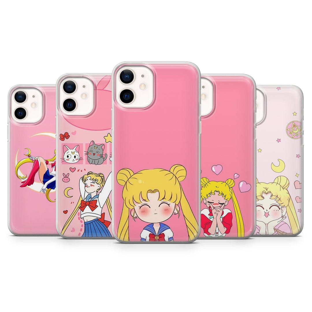 Sailor Moon Case Moon Princess Cosplay for iPhone 15, 14, 13, 12, 11 ...