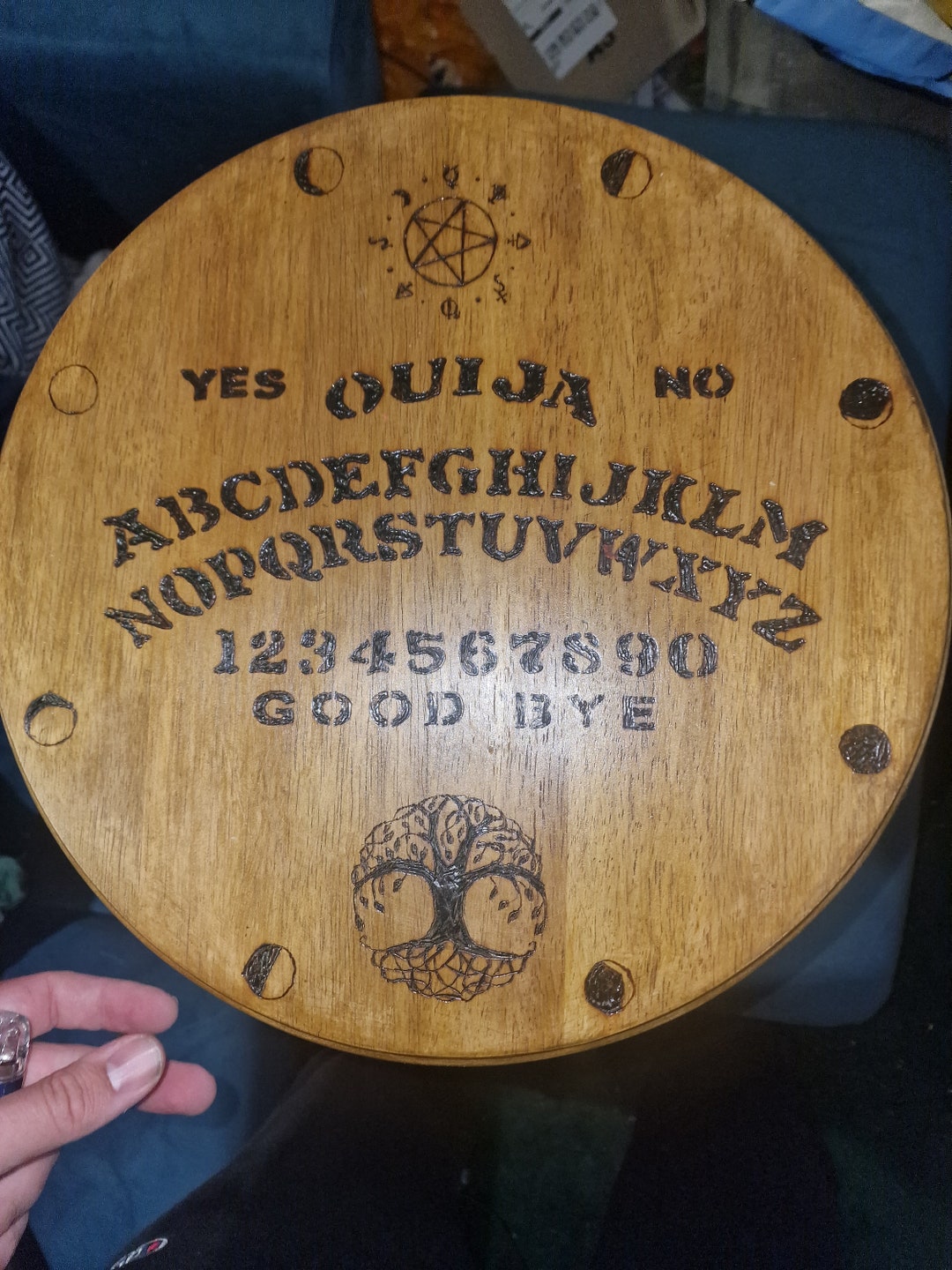 Ouija Coffee Table Hand Burned - Etsy
