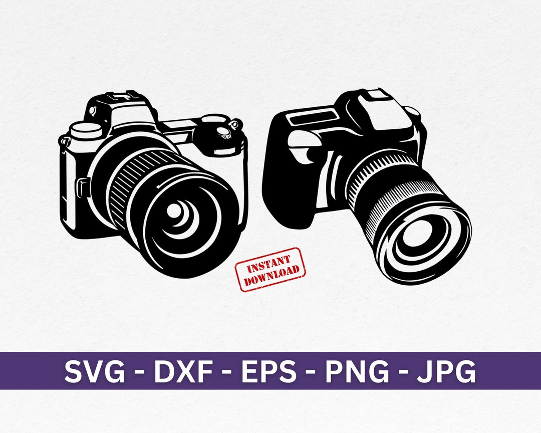 Camera Svg, Dslr Camera Svg, Photographer Camera, Svg Cut File ...