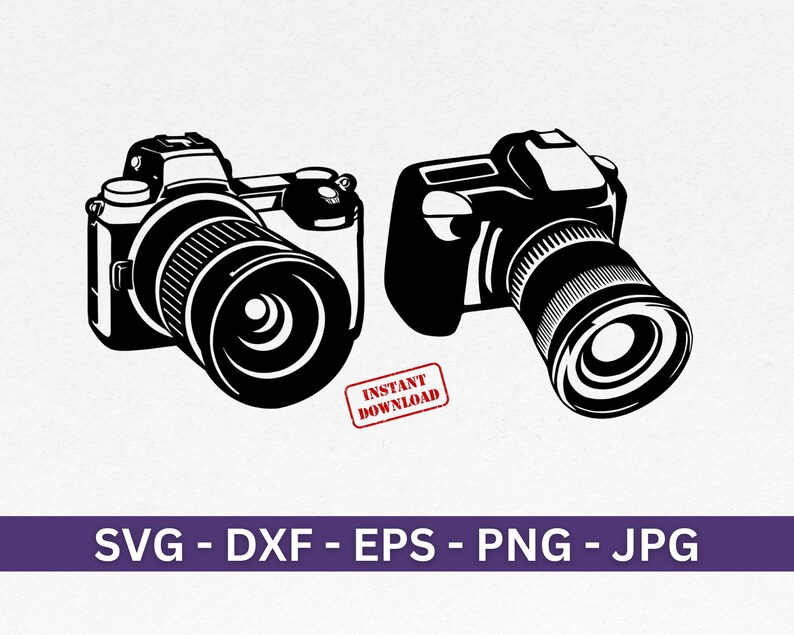 Camera Svg, Dslr Camera Svg, Photographer Camera, Svg Cut File ...