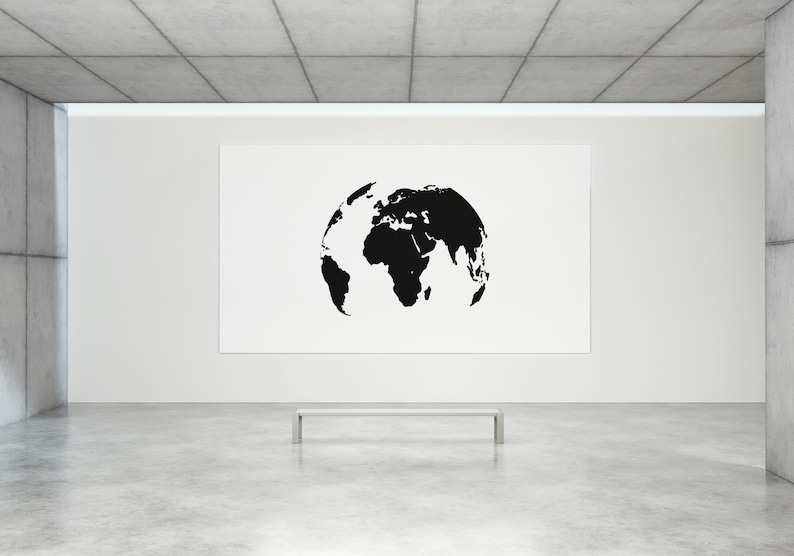 World Map Svg Files, World Map Clip Art, World Map Cricut Files World ...