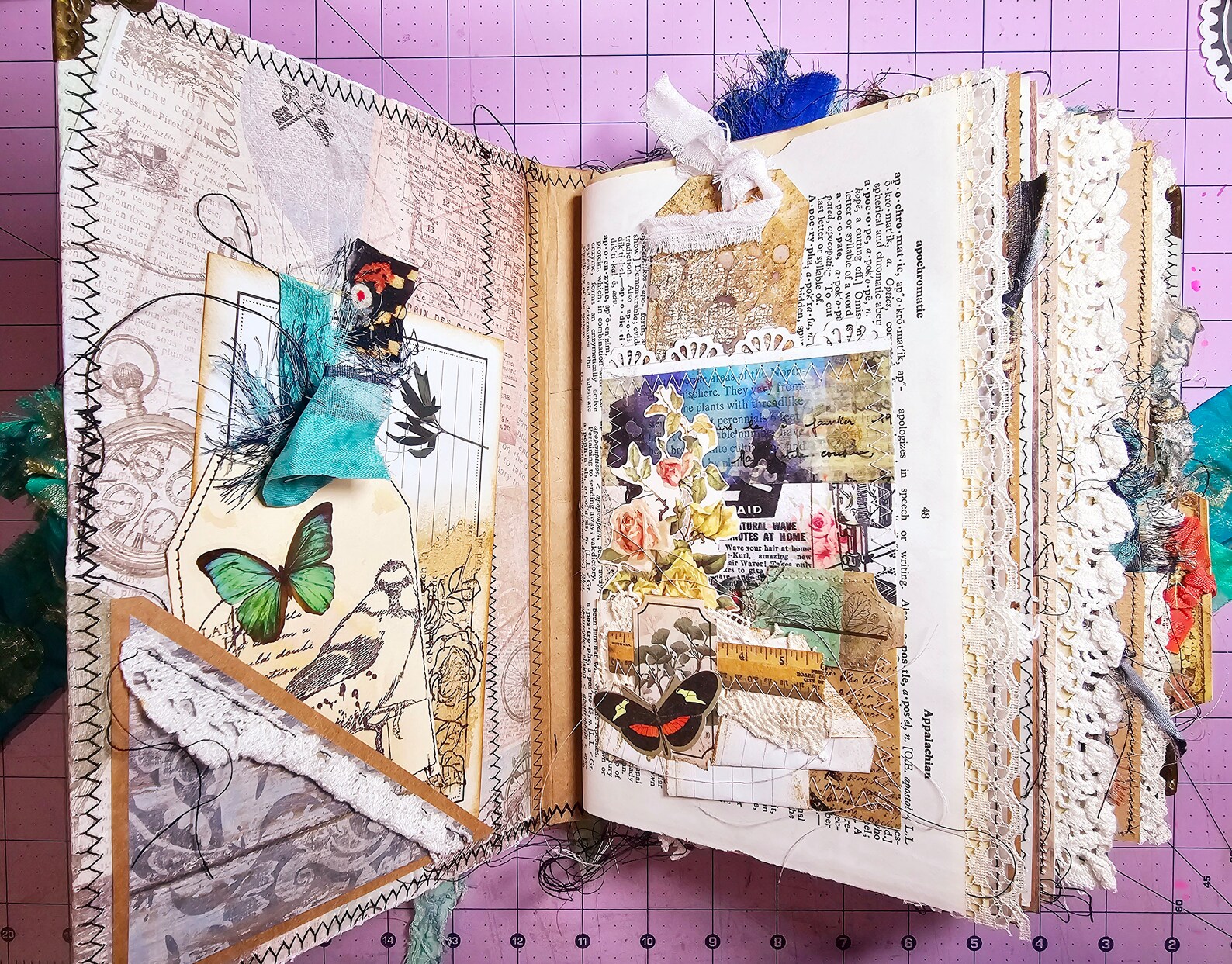 Complete Junk Journal With 3 Signatures. There Are 204 Pages With Tags ...