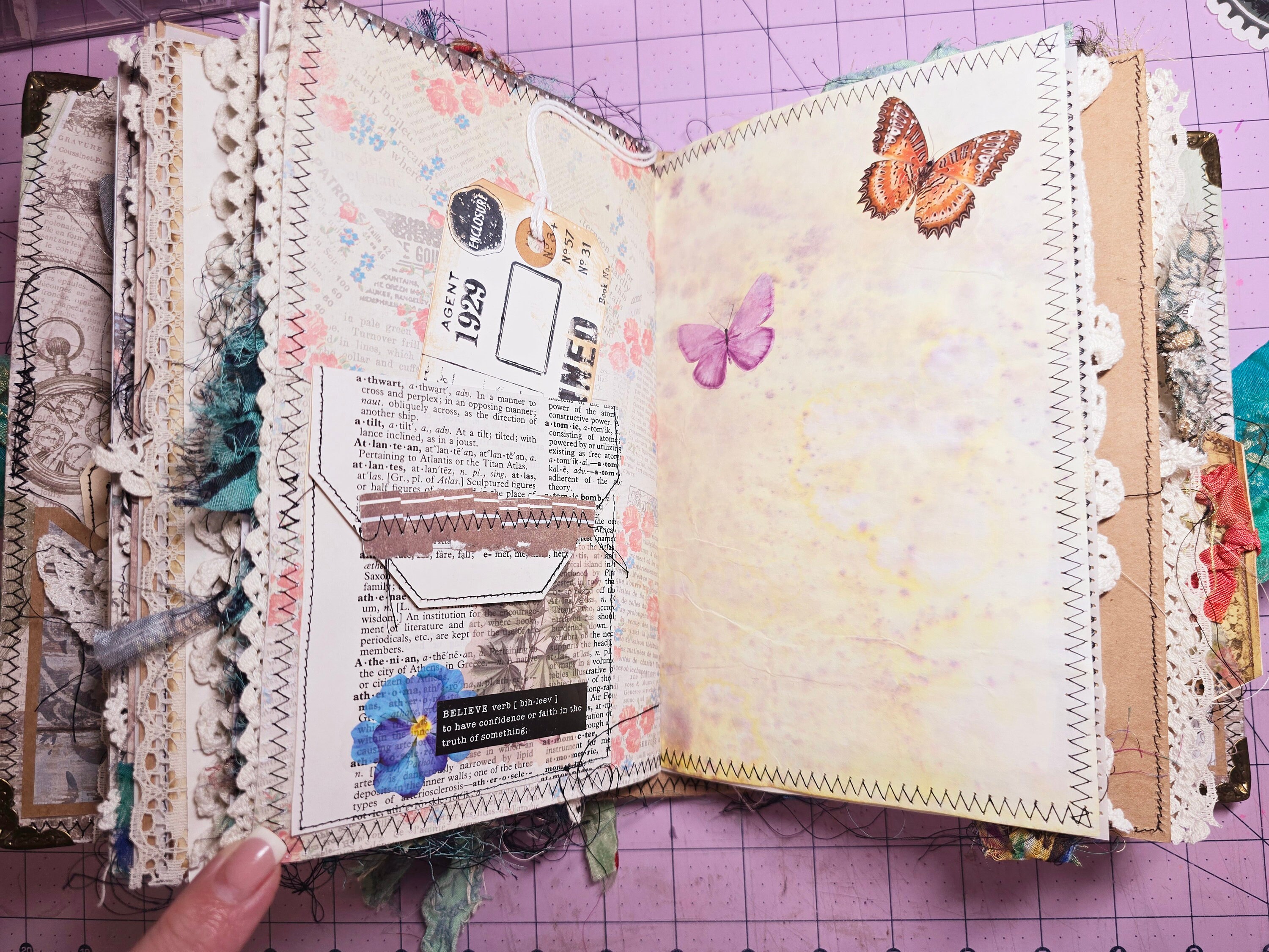 Complete Junk Journal With 3 Signatures. There Are 204 Pages With Tags ...