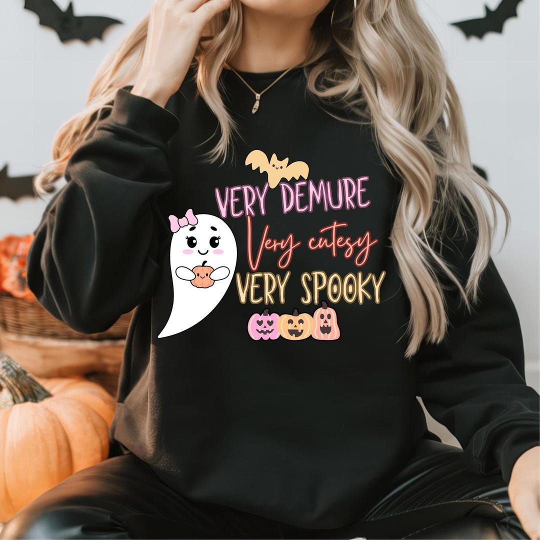 Very Demure and Spooky PNG and SVG Files Trending Trendy Spooky Season ...