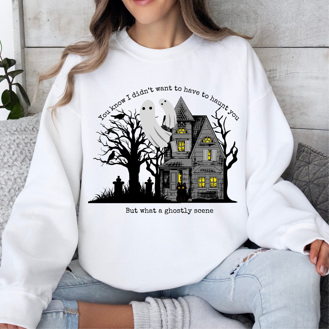 Ghostly Scene SVG and PNG Files Haunt You Swifite Spooky Trending ...