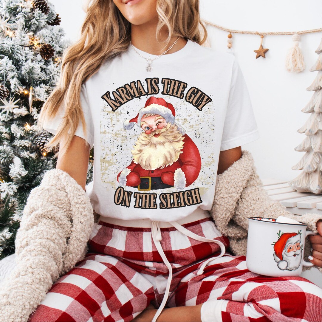 Karma Santa SVG – Christmas Design for Cricut (digital Download) - Etsy