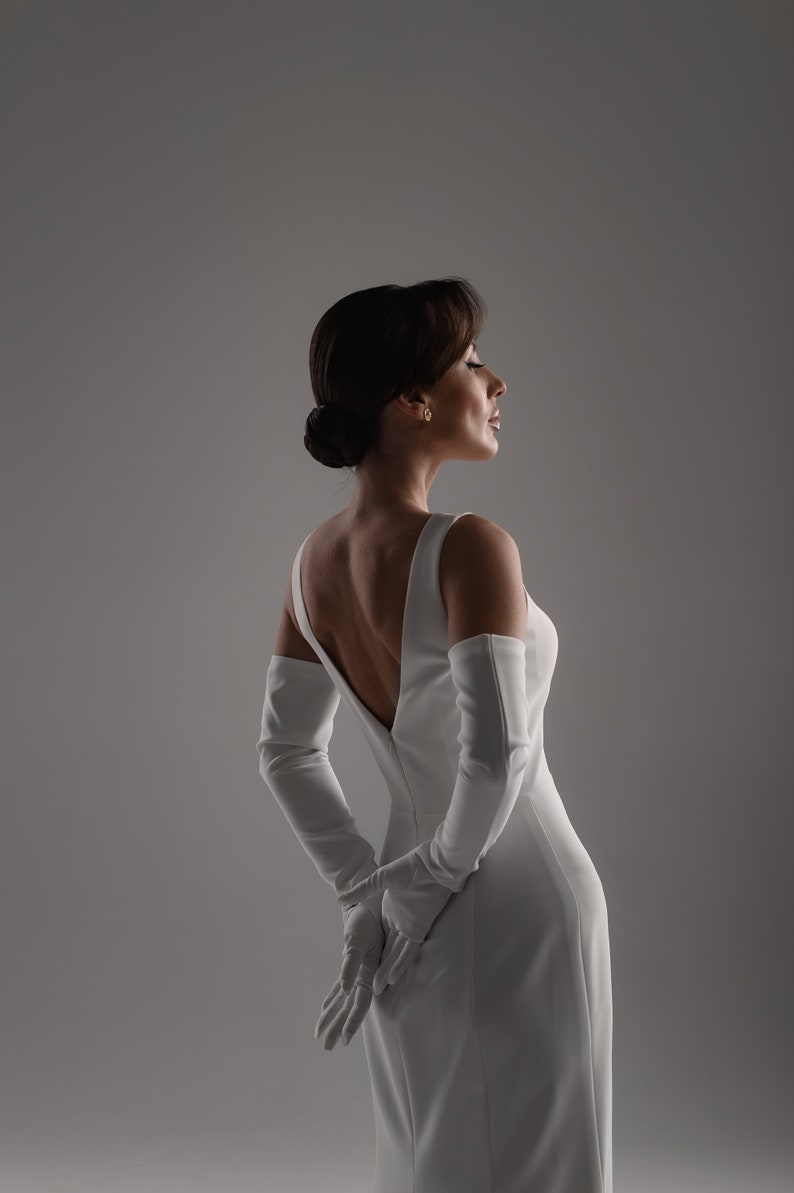 Vintage Chiffon Long Bridal Gloves, Sequin Opera Cutom Gloves, Elegant ...